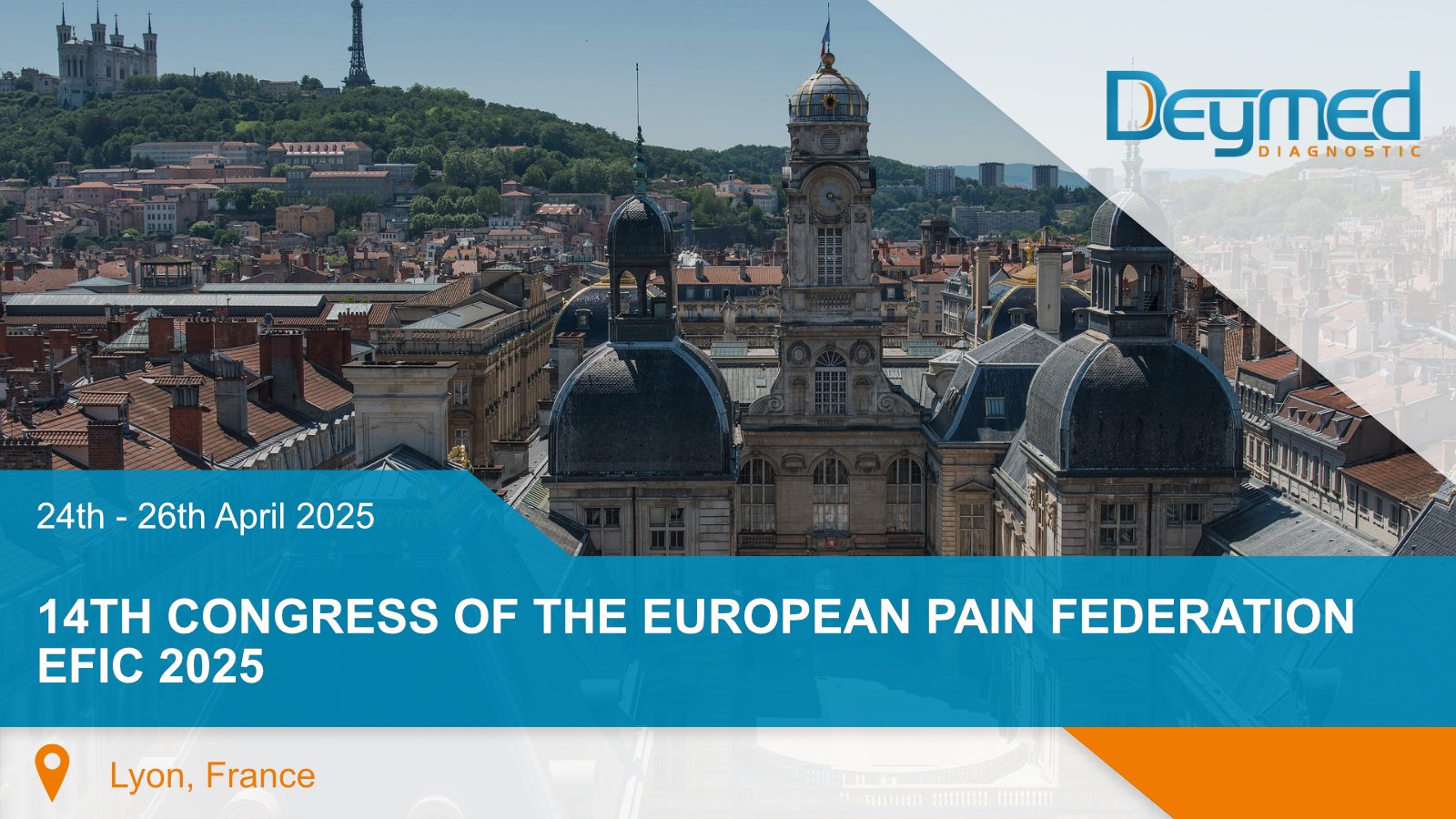 14TH CONGRESS OF THE EUROPEAN PAIN FEDERATION EFIC 2025 | News | DEYMED ...